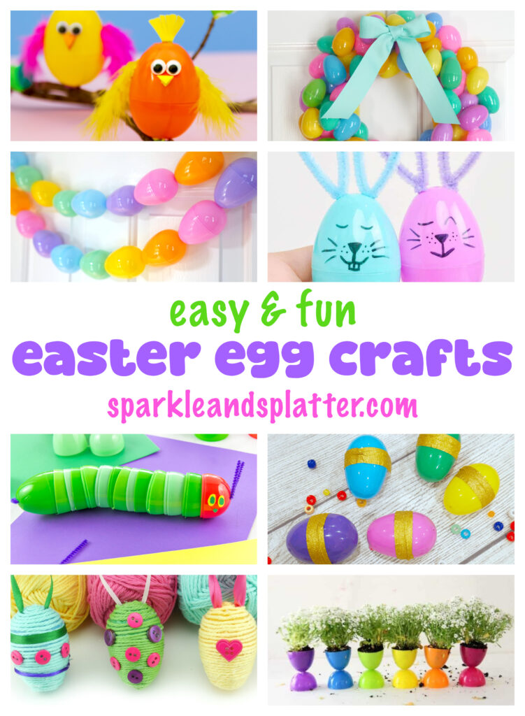 Plastic Easter Egg Crafts, 8 Fun Crafts For Leftover Eggs ...